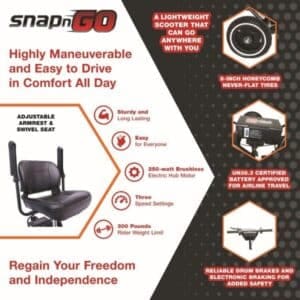 Snap N Go Folding Mobility Scooter by Glion All Star Medical