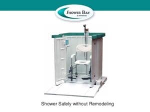 Shower Bay Roll in Portable Shower